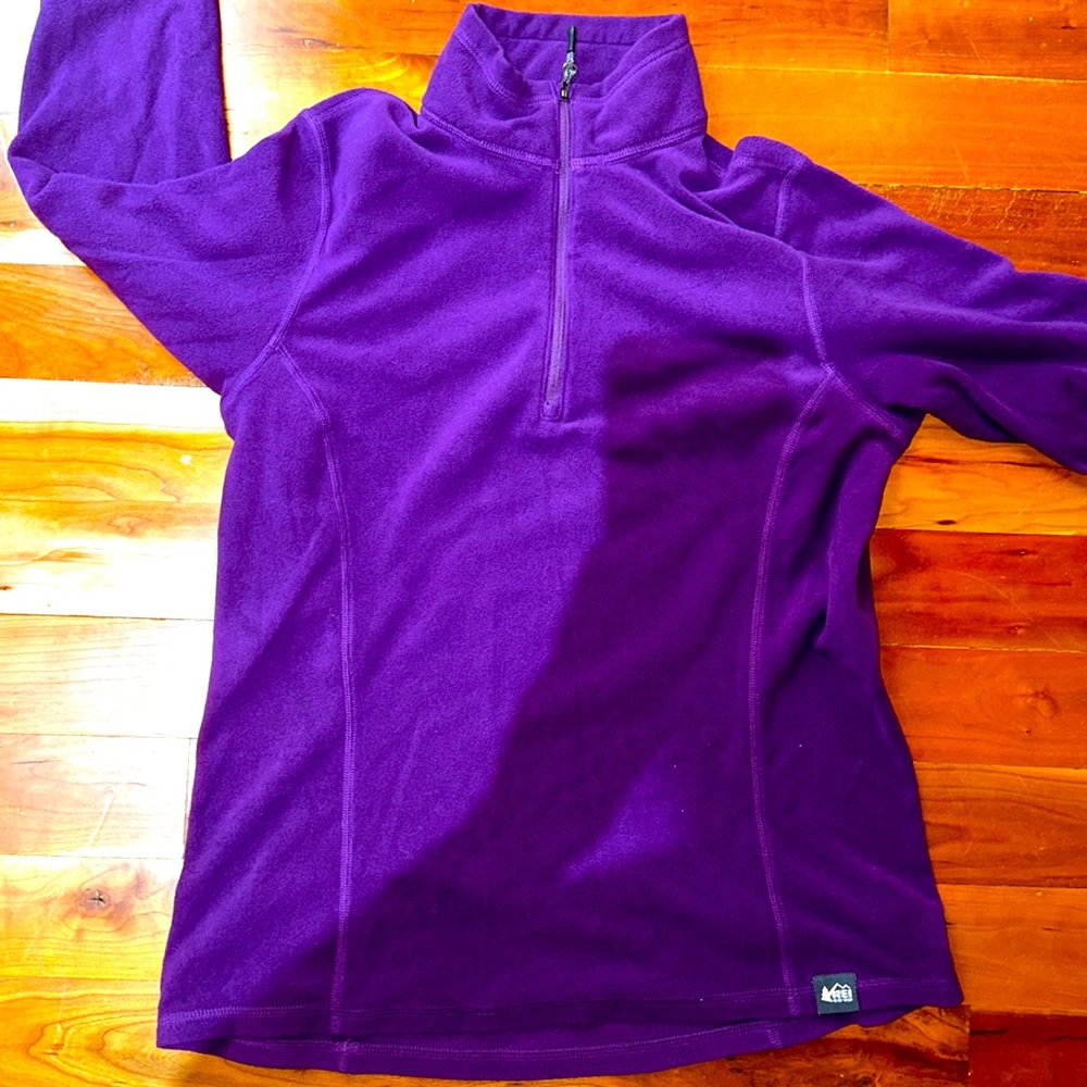 Rei Co-Op Fleece Jacket In Plum Color. - Gem